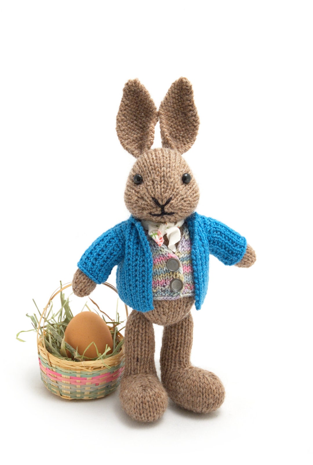 Well-dressed Bunny Knitting Pattern - Etsy UK