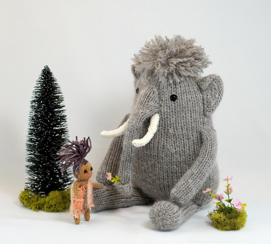 Woolly Mammoth and Lucy Knitting Pattern - Etsy