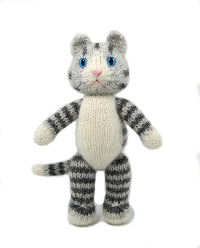 Tabby Cat Knitting Pattern PDF - Etsy
