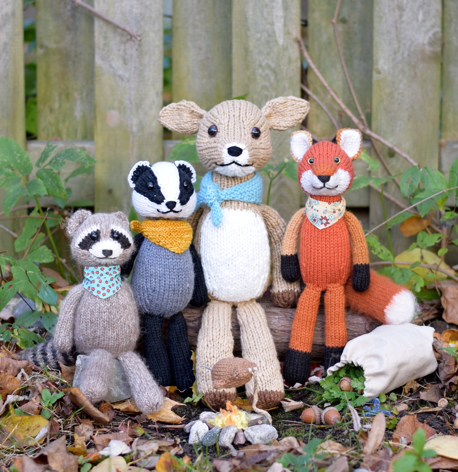 Backyard Bandits Knitting Pattern - Etsy UK