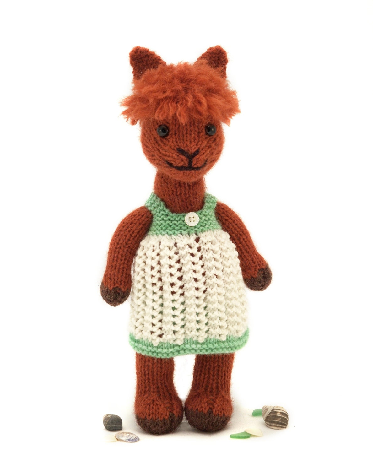 Alpaca Knitting Pattern - Etsy