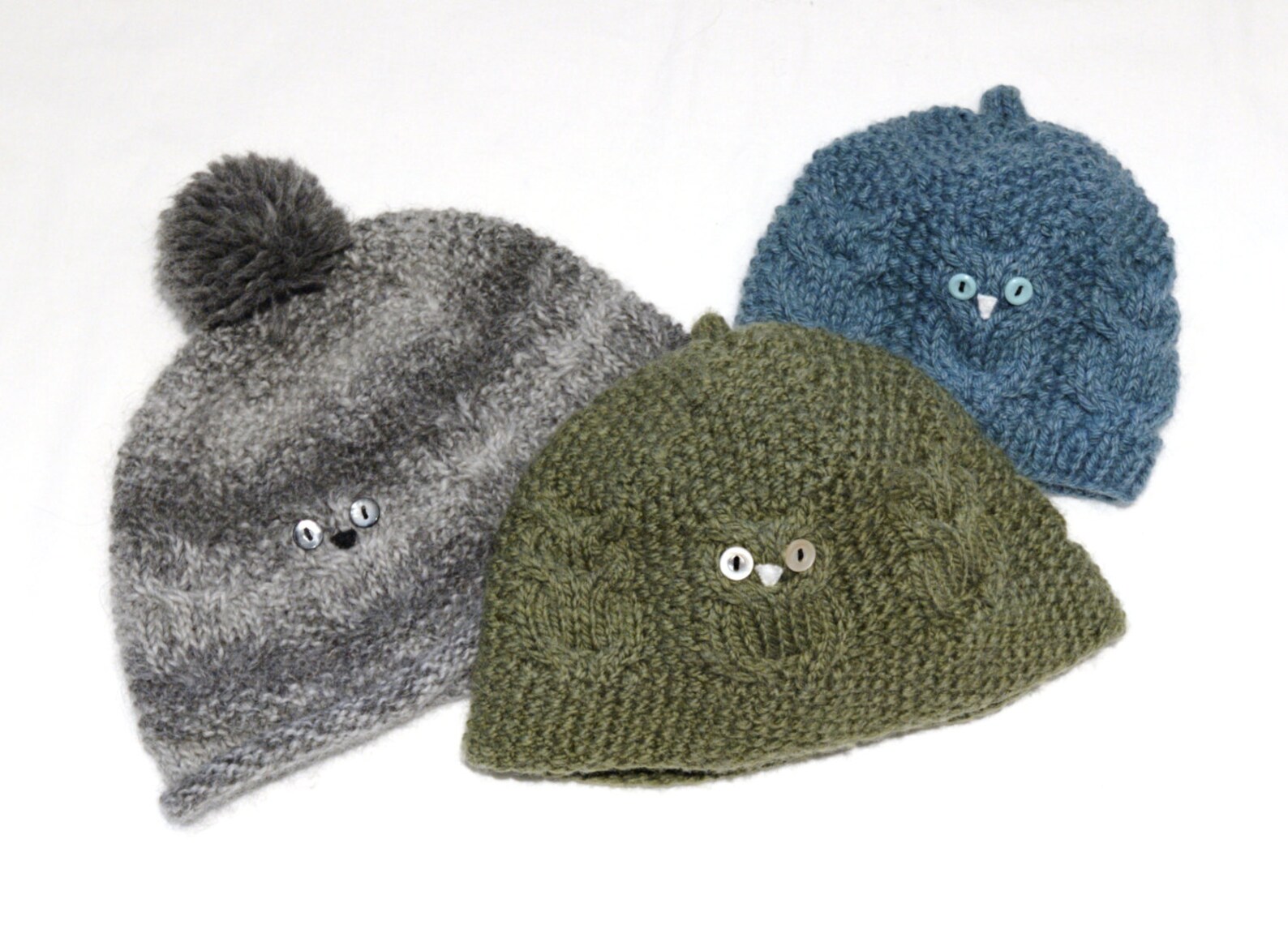 Owl Tuque Knitting Pattern - Etsy