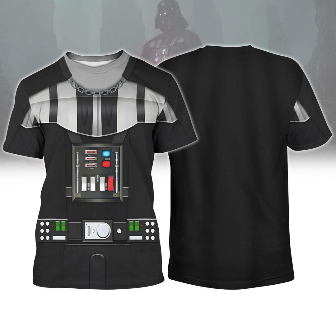 Darth Vader Cosplay Costume T-shirt, Star Wars 3D All Over Print Shirt ...
