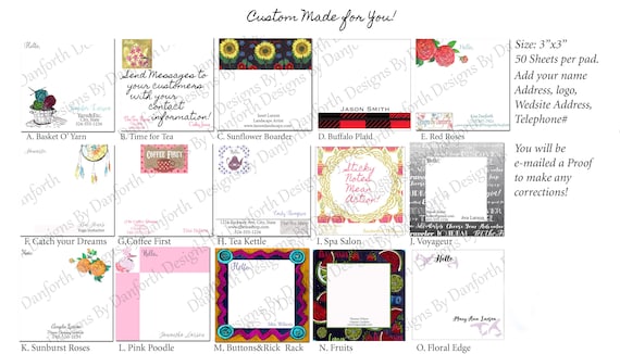 Sticky Notes Advertisement Signs Post It Notes Professional | Etsy