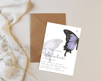 Butterfly Birthday Party Invitation - Etsy