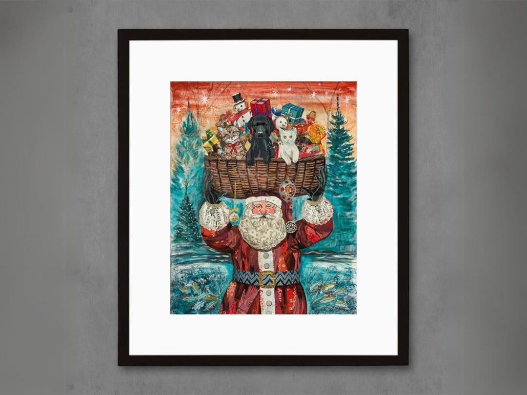 2024 Santa Claus Limited Edition Print - Etsy