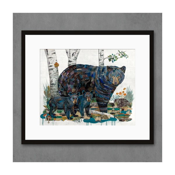 Denver Blue Bear Art - Etsy