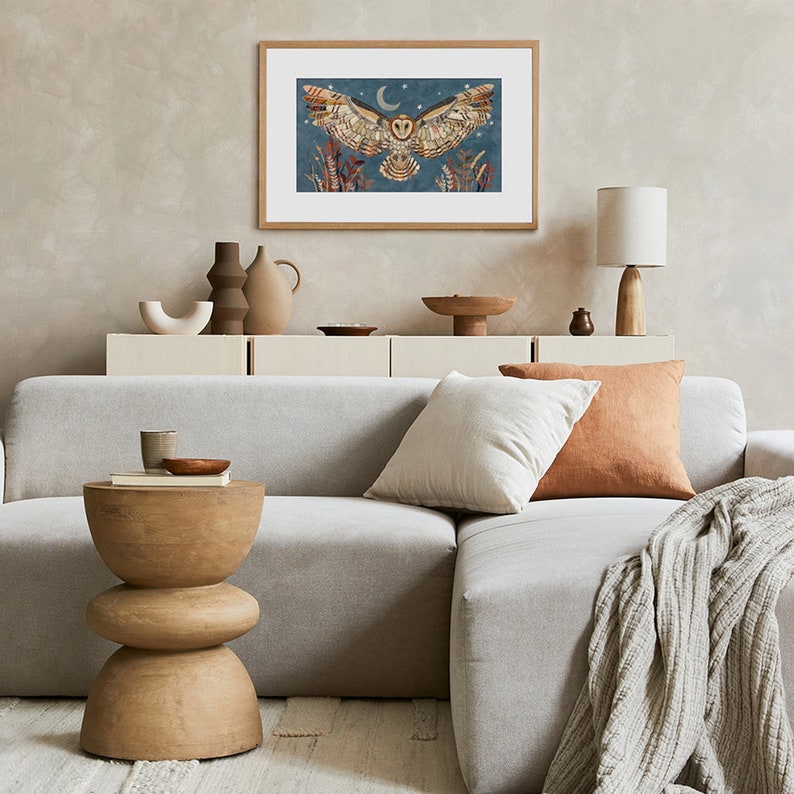 The Protector barn Owl Limited Edition Paper Print - Etsy