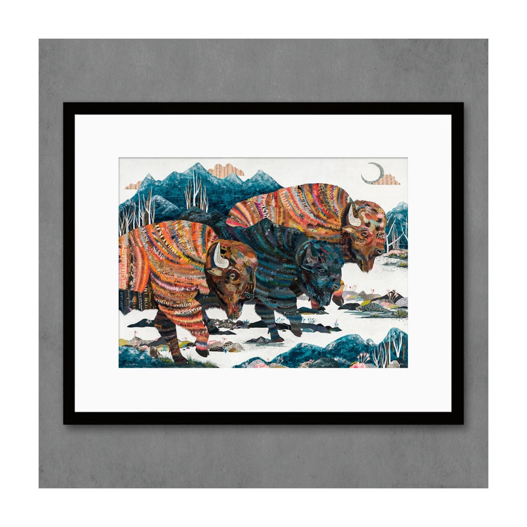 Indigo Mountain Limited Edition Paper Print - Etsy
