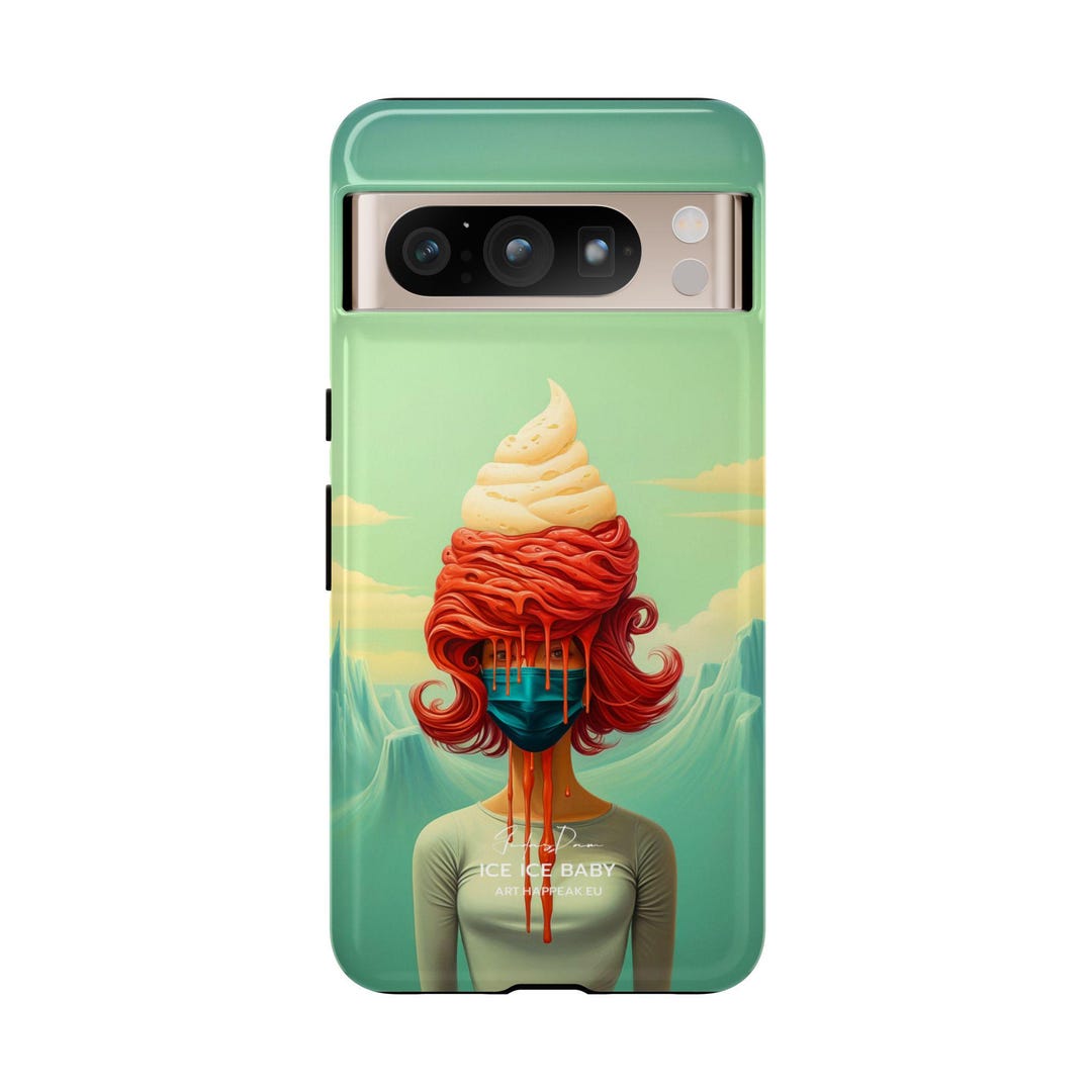 Google Pixel Melting Ice Dual Layer Protective Safe Phone Case Artwork ...