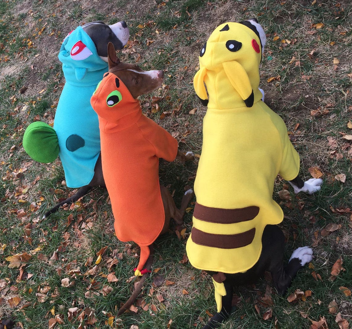 Bulbasaur From Pokemon Pet Dog Costumes Sizes XS to XL - Etsy