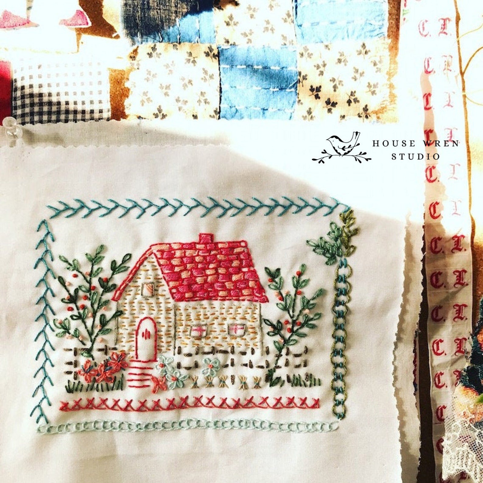 Little Cottage Sampler - Etsy