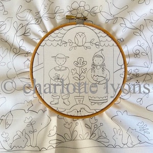 Harmony, a Whimsical Stitching Sampler Panel to Embroider With Your Own ...