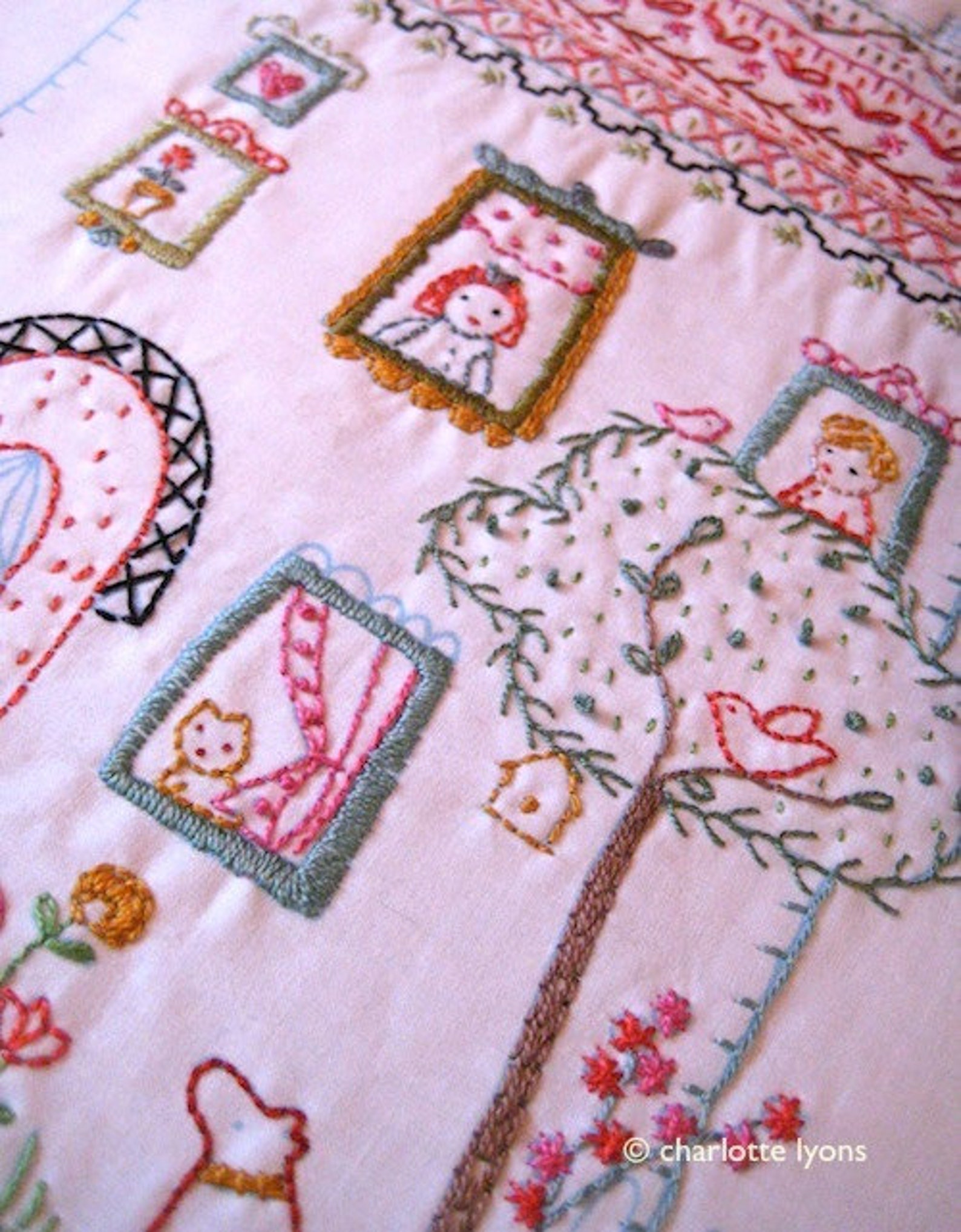 Barney Park Stitching Sampler - Etsy