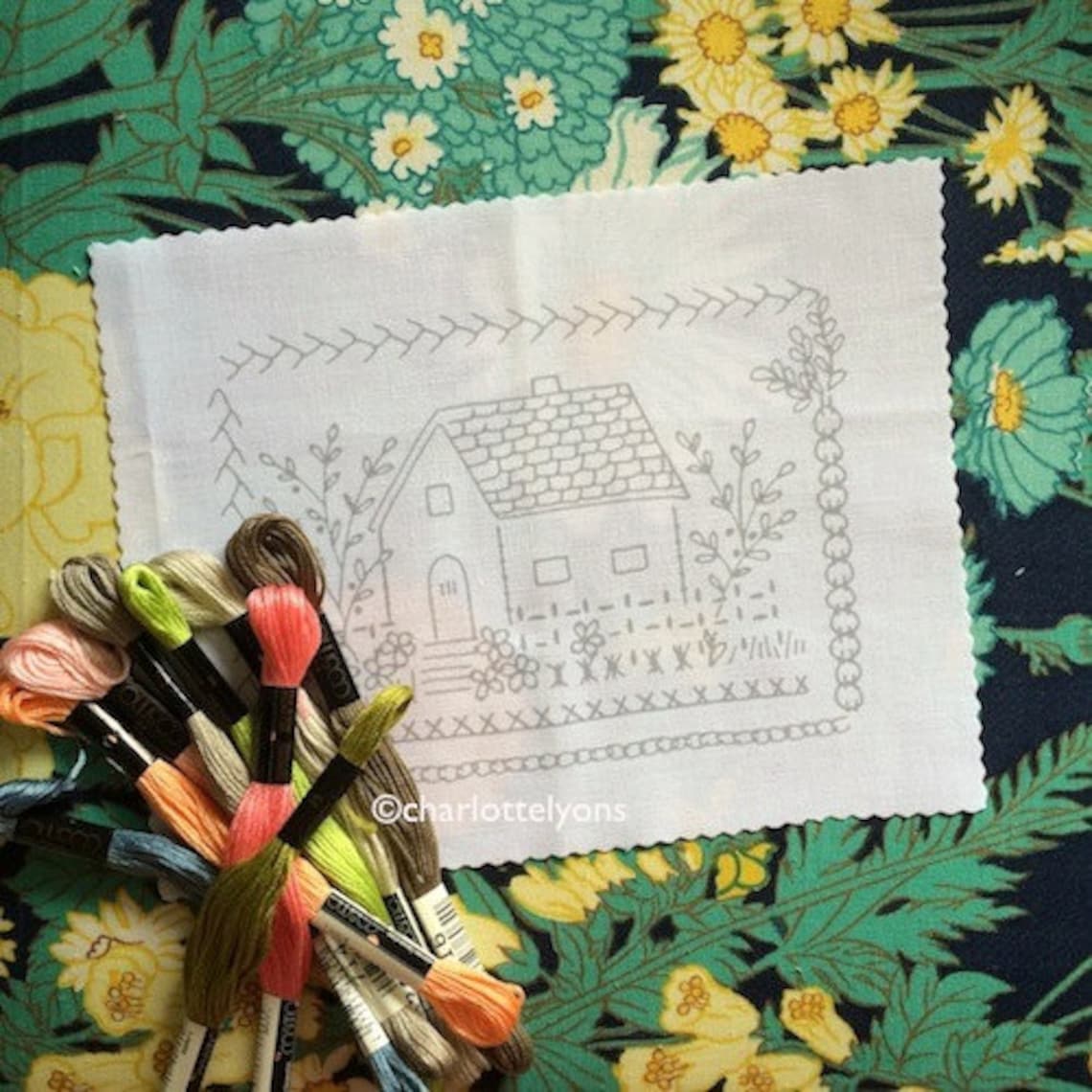 Little Cottage Sampler - Etsy