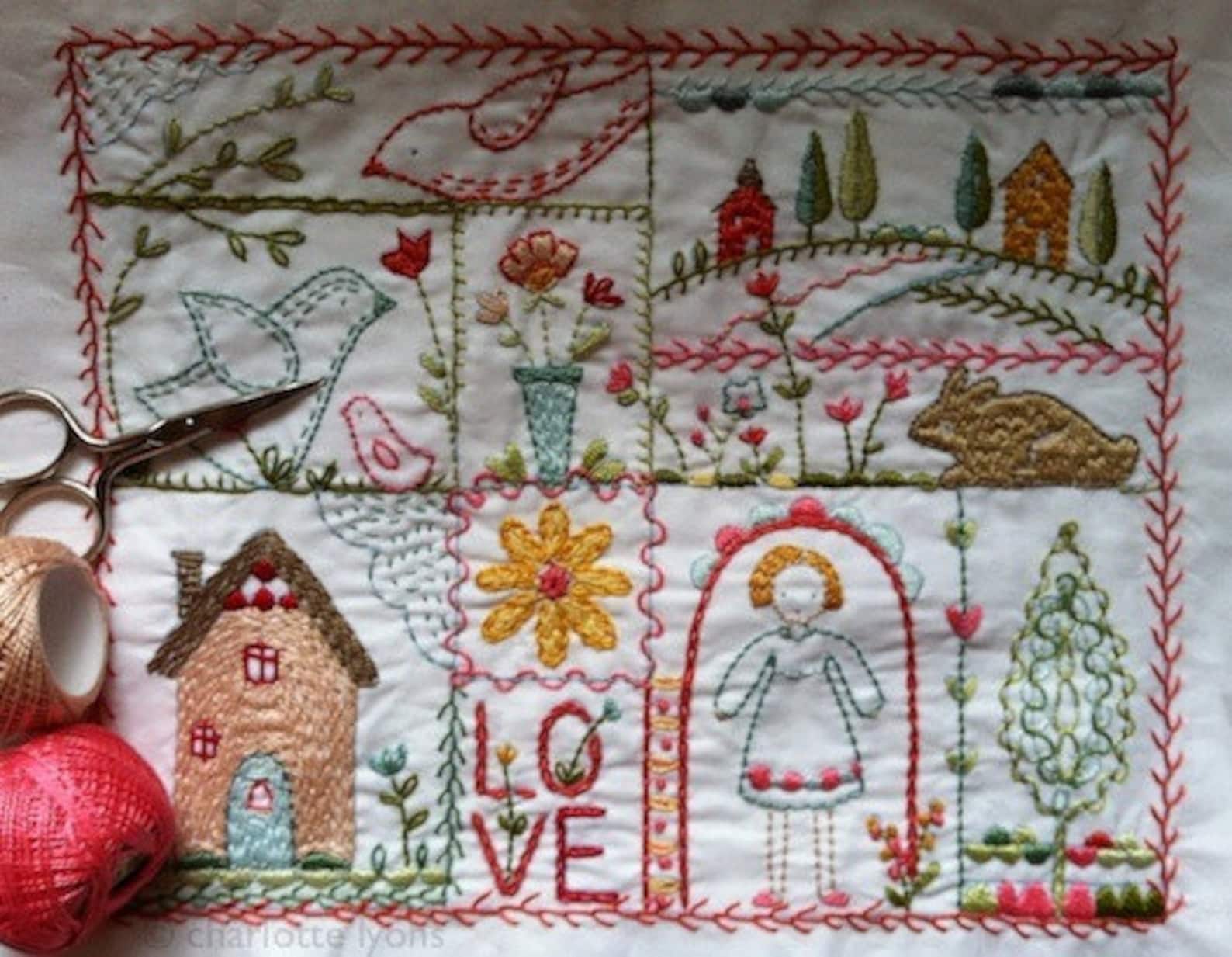 Cedar Ridge Stitching Embroidery Sampler - Etsy
