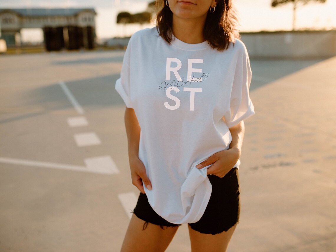 Vocal Rest White Tshirt | Musical Theater | Vocalist - Etsy