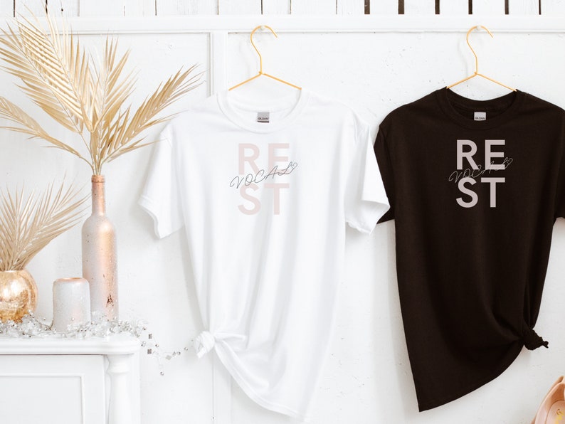 Vocal Rest White Tshirt | Musical Theater | Vocalist - Etsy
