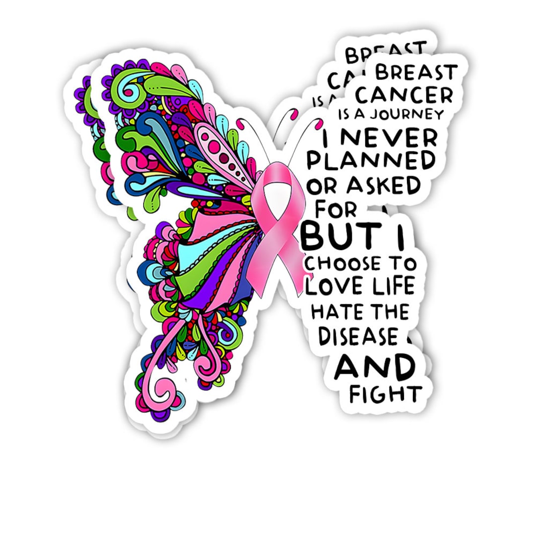 Stronger Together Sticker Breast Cancer Awareness Sticker Stronger ...
