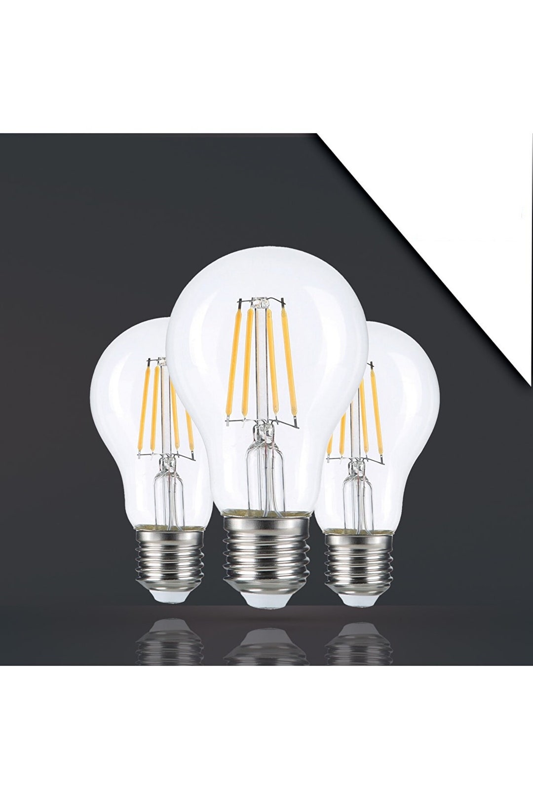 E27 Rustic Bulb With Led Filament 6 Watt 3000k Daylight A60 - Etsy