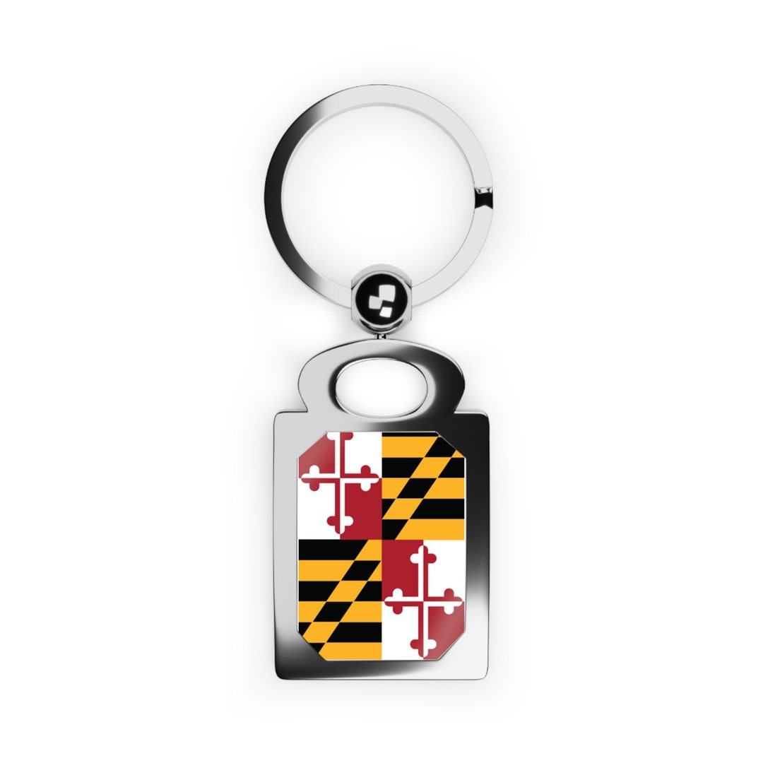 Maryland Flag Photo Keyring, Keychain Charm, Maryland Gifts, Maryland ...