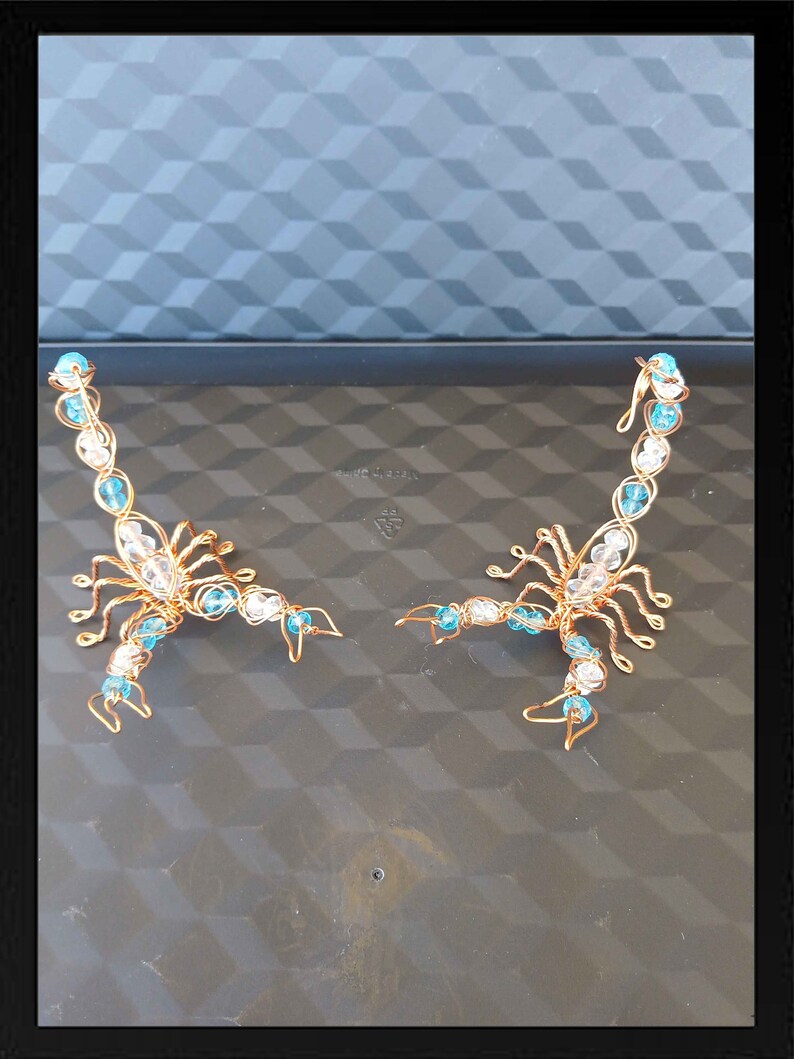 Copper Wire Scorpion / Handmade Copper Art / Crystal Beads / Zodiac ...