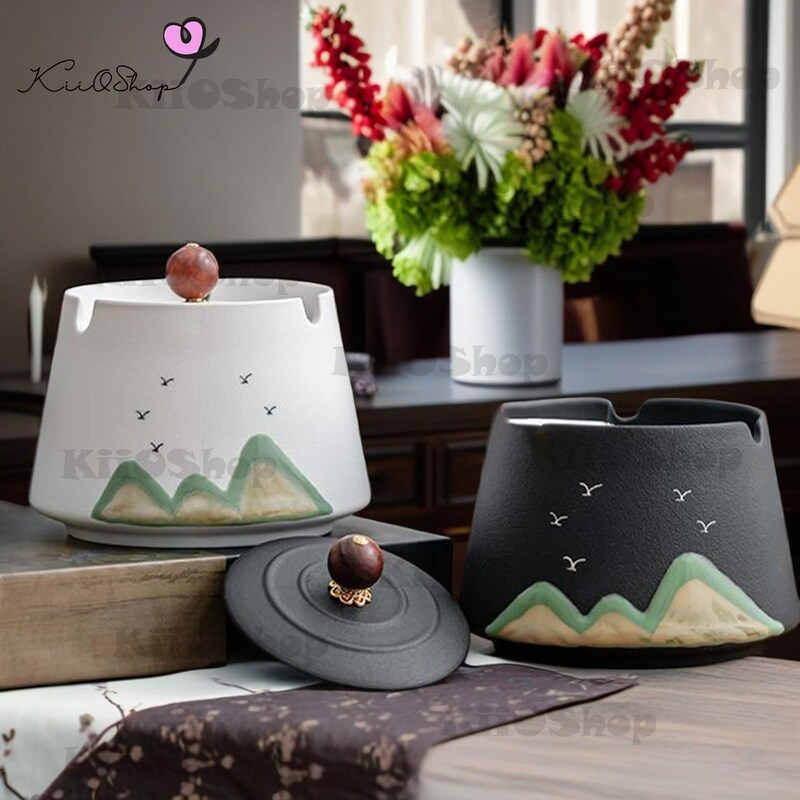 Ash Tray With Lid - Etsy