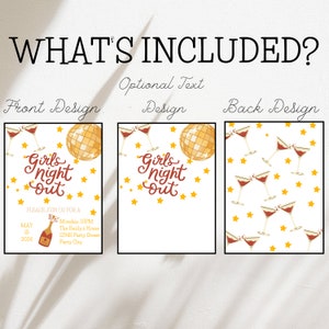 Girls Night Out Invitation, Slumber Party Invite, Let's Go Girls Party ...