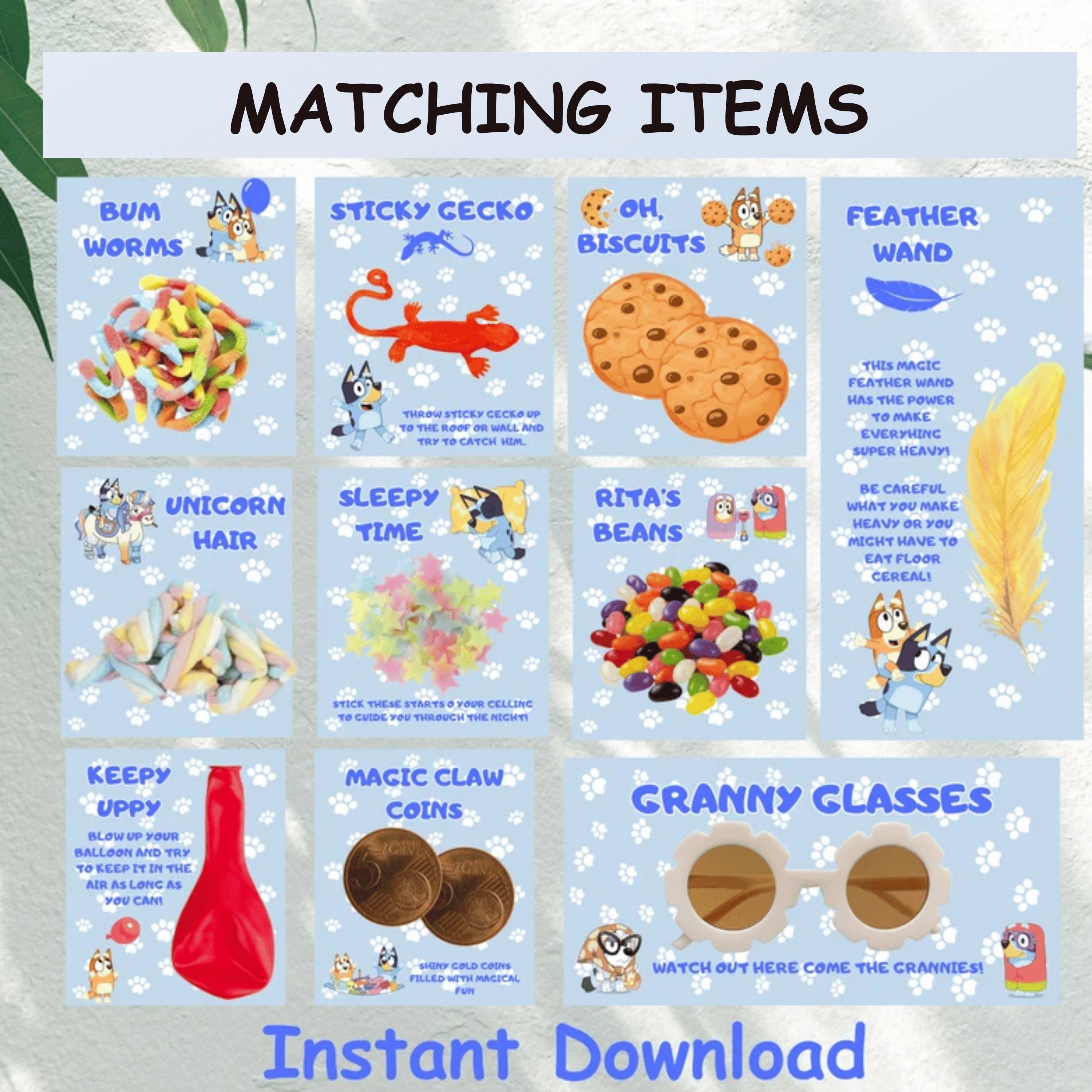 24 Boy Editable Bluey Birthday Party Food Tent,bluey Table Tent ...