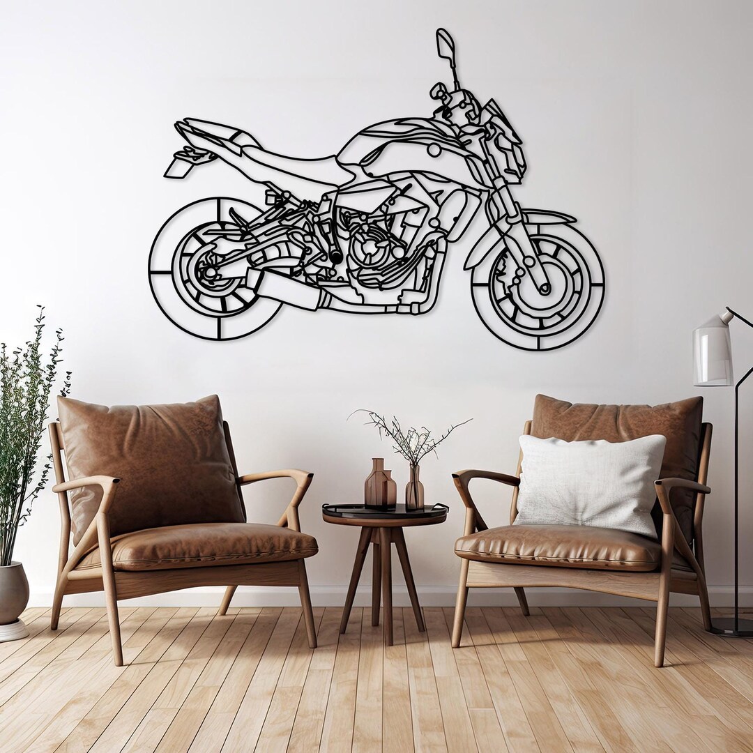 Sport Motorcycle Metal Wall Art, Motorcycle Wall Art, Motorcycle Men ...