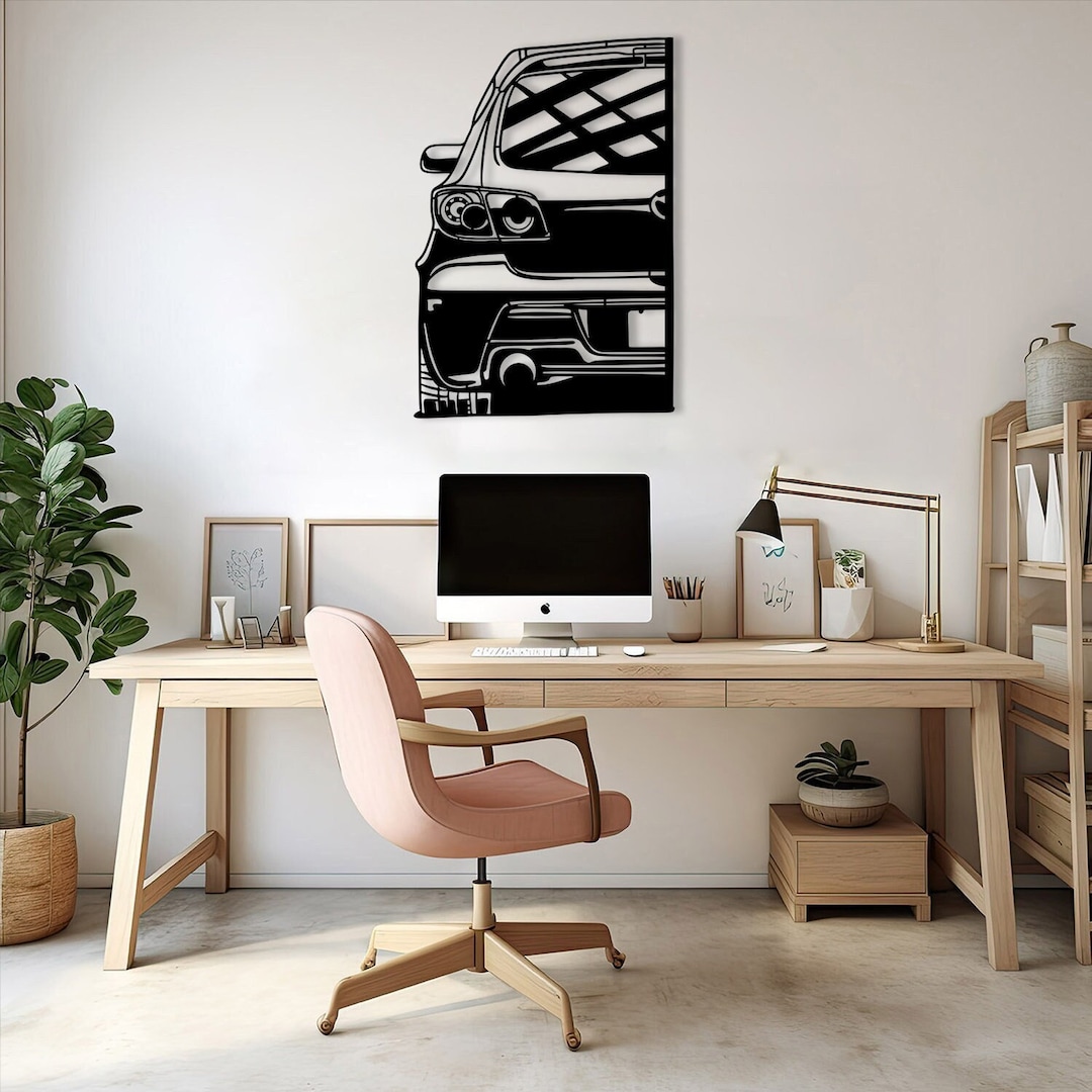 Sports Car Back Angle Silhouette Wall Art, Fast Automobile Sign, Car ...