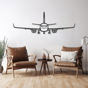 Airplane Metal Wall Art, Airplane Wall Art Decor, Airplane Wall Decor ...