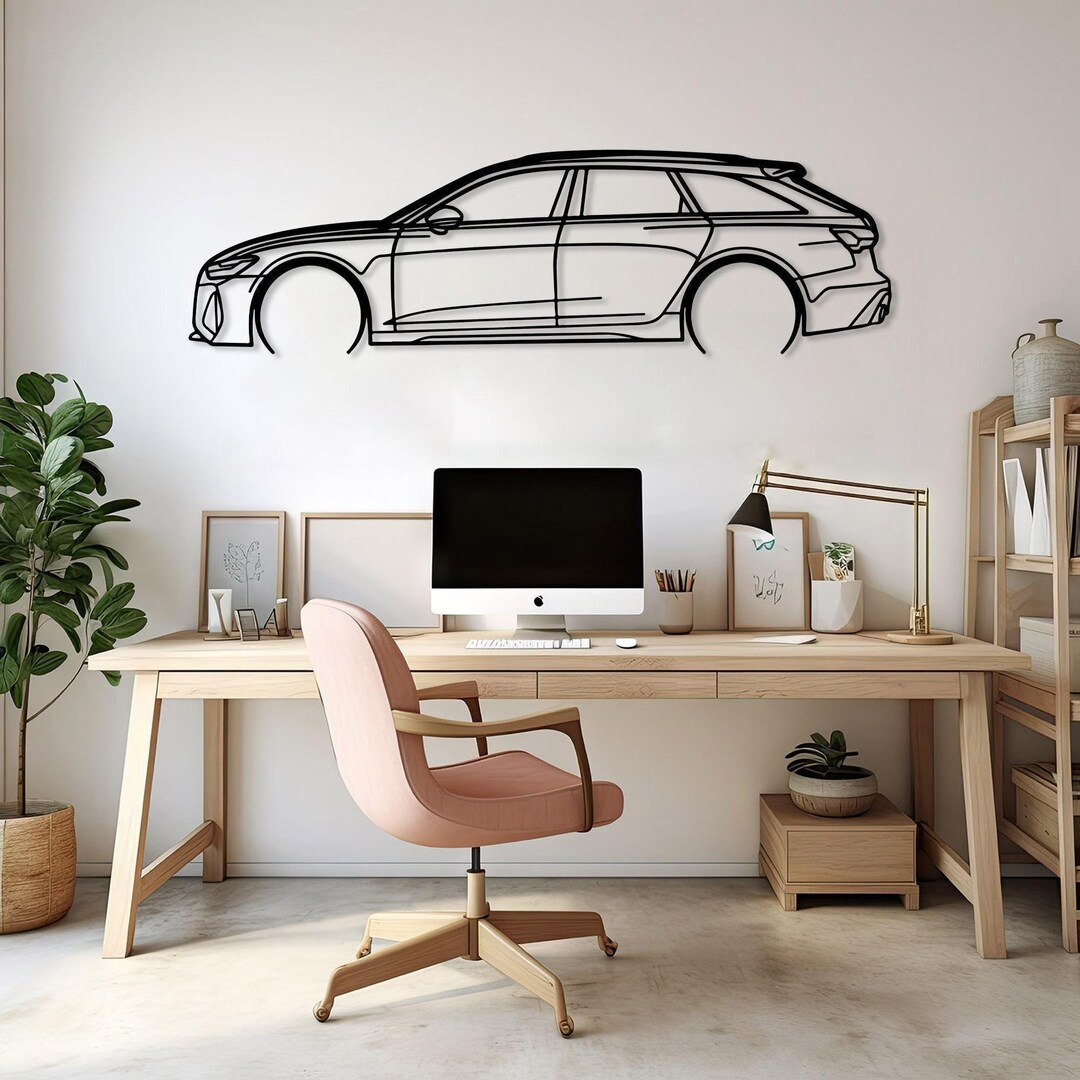 Sports Performance Car Line Art, Stylish Luxury Car Decor, Sport Car ...