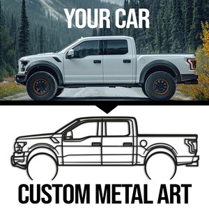 Custom Car Metal Wall Art, Your Own Personalized Car, Car Lovers Gift ...