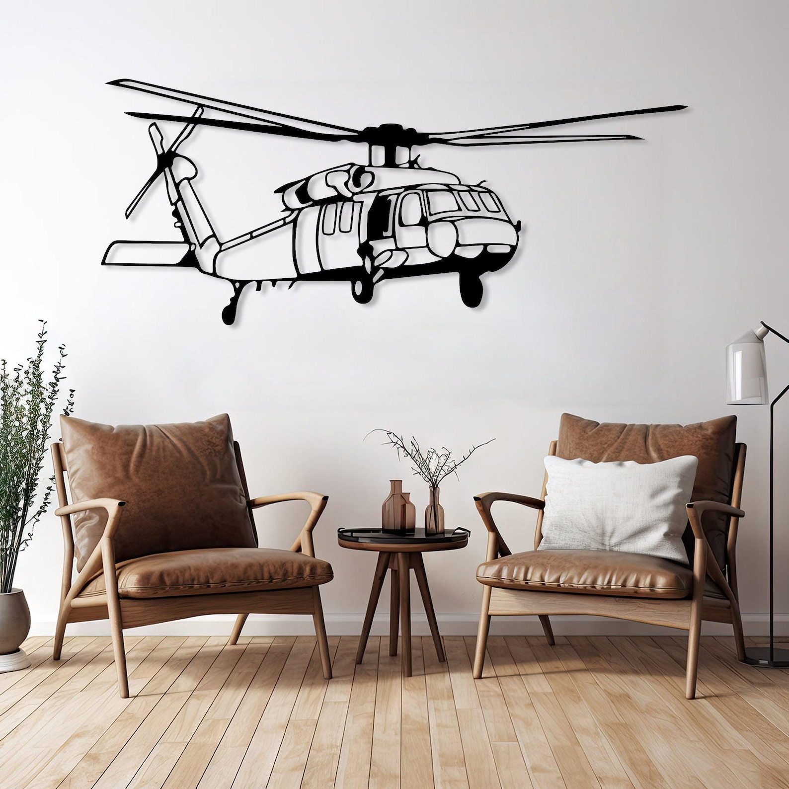 Maritime Helicopter Metal Wall Art,navy Military Helicopter Decor ...
