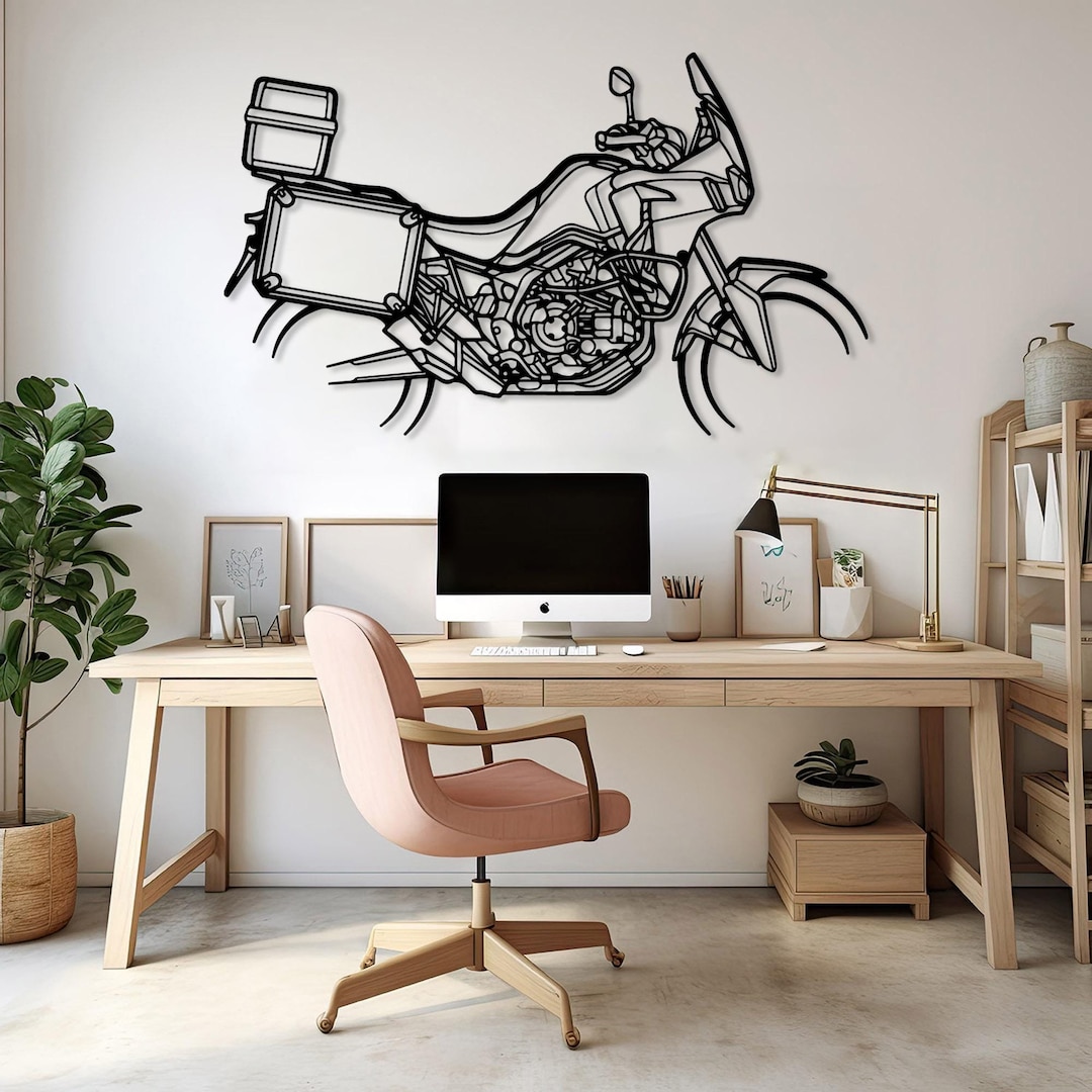 Adventure Motorcycle Wall Art, Japanese Motorcycle Wall Art, Off-road ...