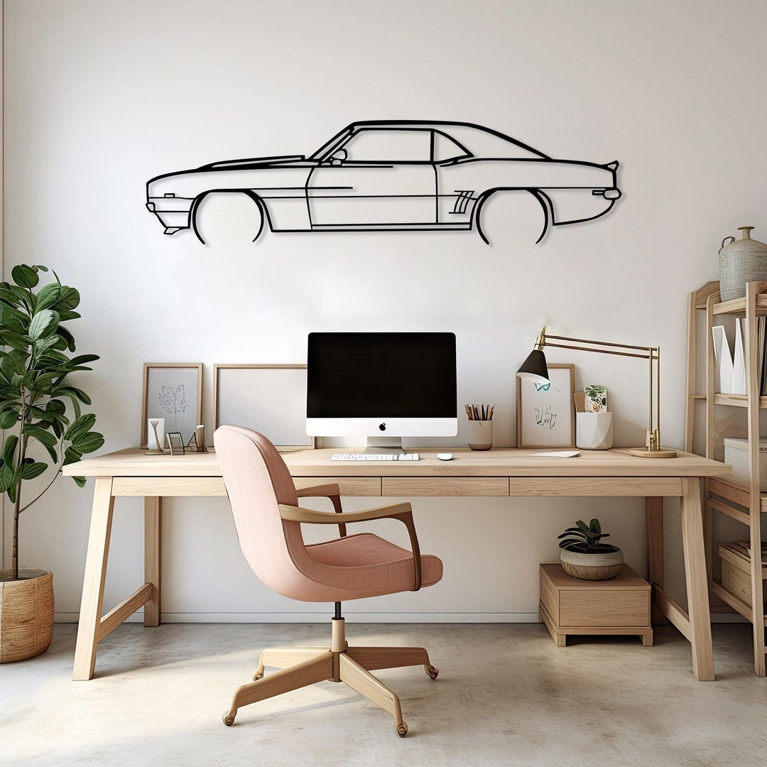 Classic Car Decor Metal Art, Metal Car Wall Art, Car Garage Decor ...