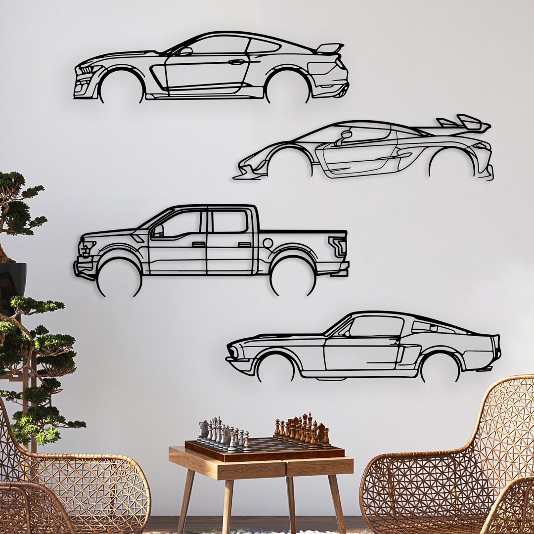 Your Custom Car Metal Wall Art, Racing Automobile Decor, Car Lovers Men ...