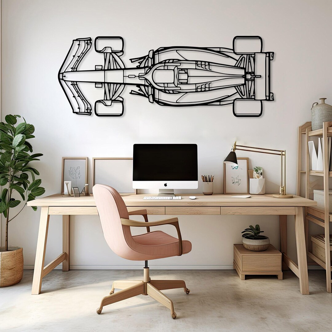 Motorsport Racing Car Decor Metal Art, Car Sports Lover Gift ...