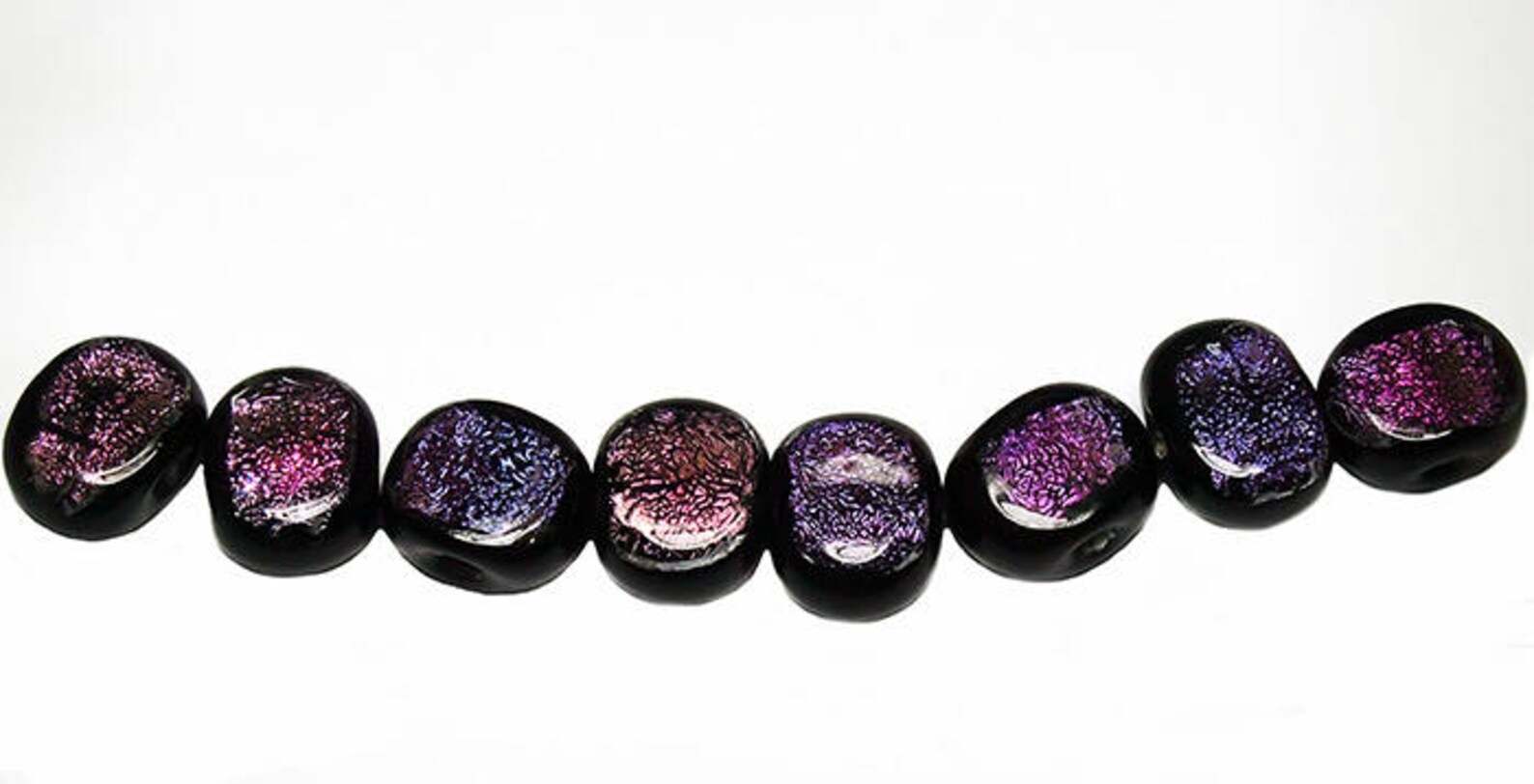 Northern Lights Dichroic Beads Handmade Beads Lampwork - Etsy