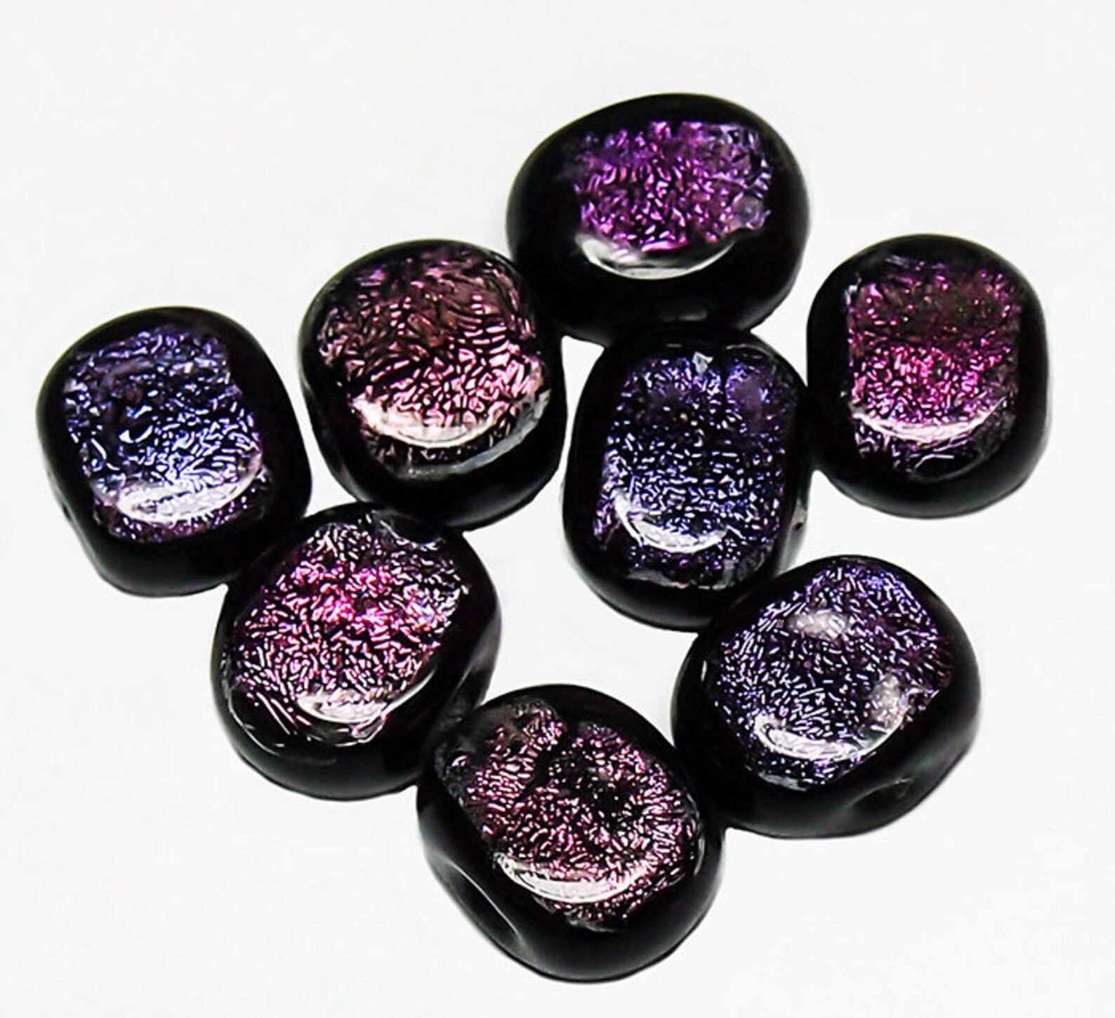 Northern Lights Dichroic Beads Handmade Beads Lampwork - Etsy