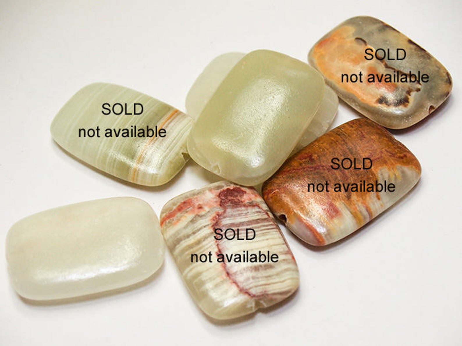 Italian Onyx Pendants gemstone beads semiprecious stone | Etsy