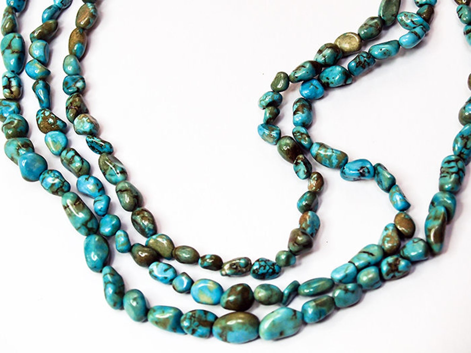 Faux Turquoise Pebbles Gemstone Beads Magnesite Nuggets - Etsy