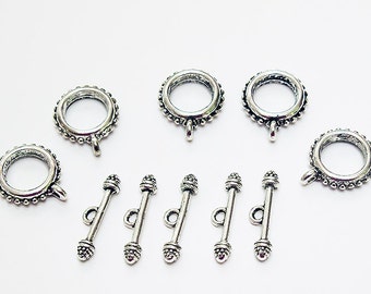 Charm Clasps Silver Plated for Charm Bracelets Making Premium Quality ...
