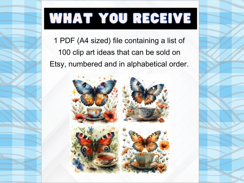 Etsy Clip Art Ideas, List of 100 Items to Sell, Sellable Suggestions ...