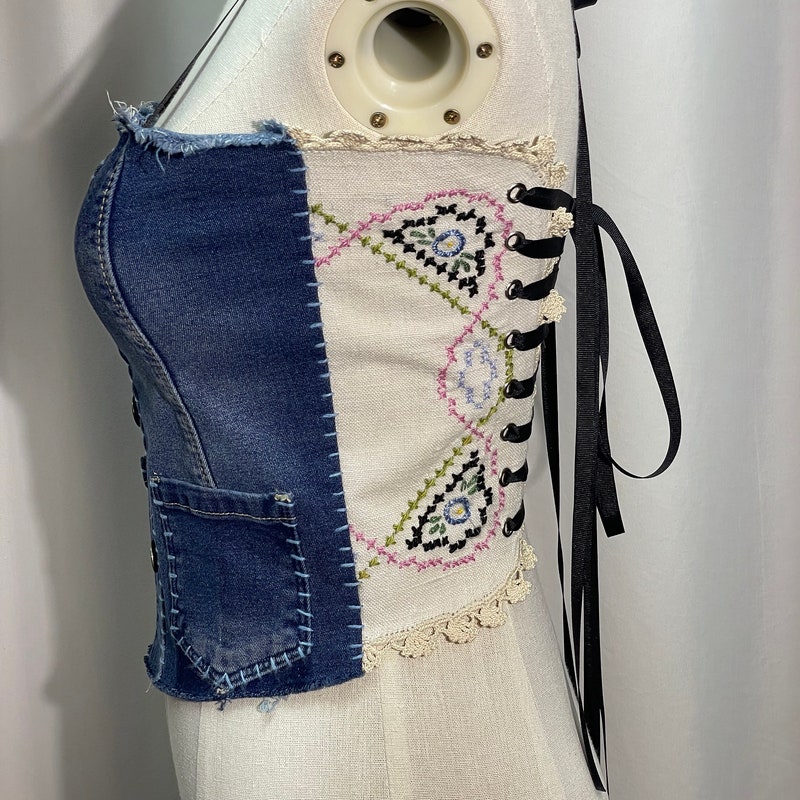 Upcycled Corset - Etsy
