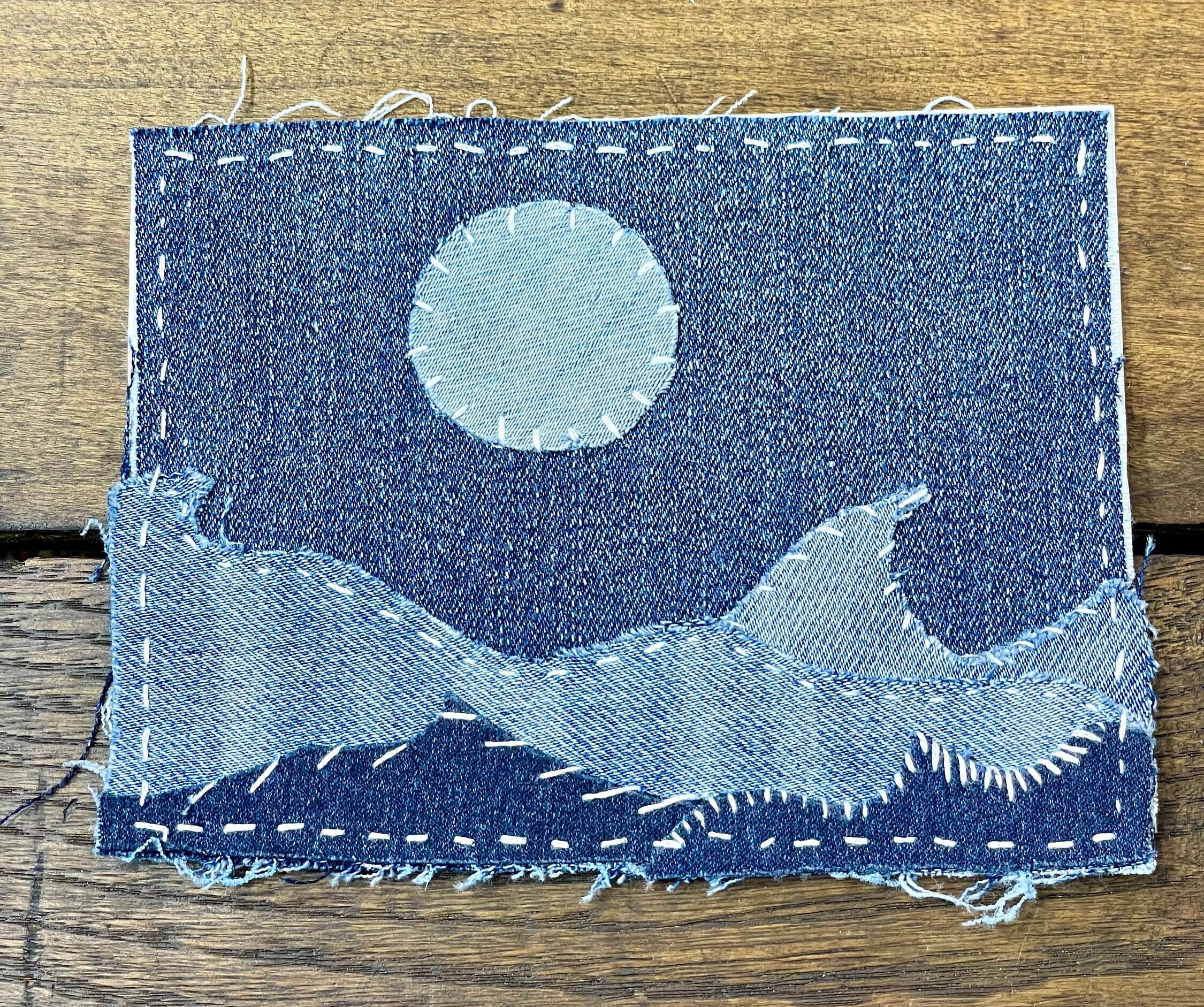 Intentional Mending, Eco-fashion Denim, Visible Mending, Iron On, Slow ...