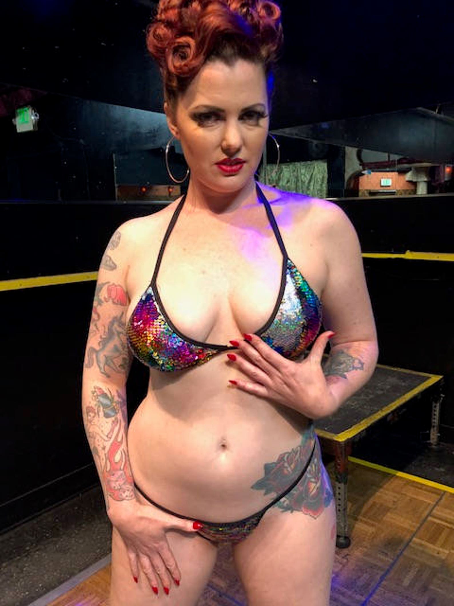 Color Change Sequin G String Etsy