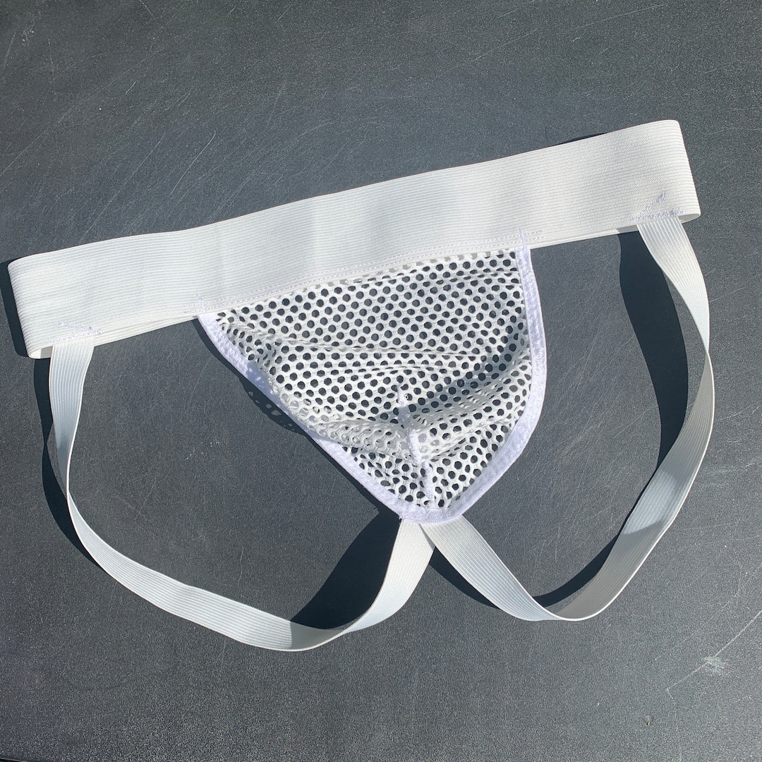 White Mesh Jock Strap - Etsy