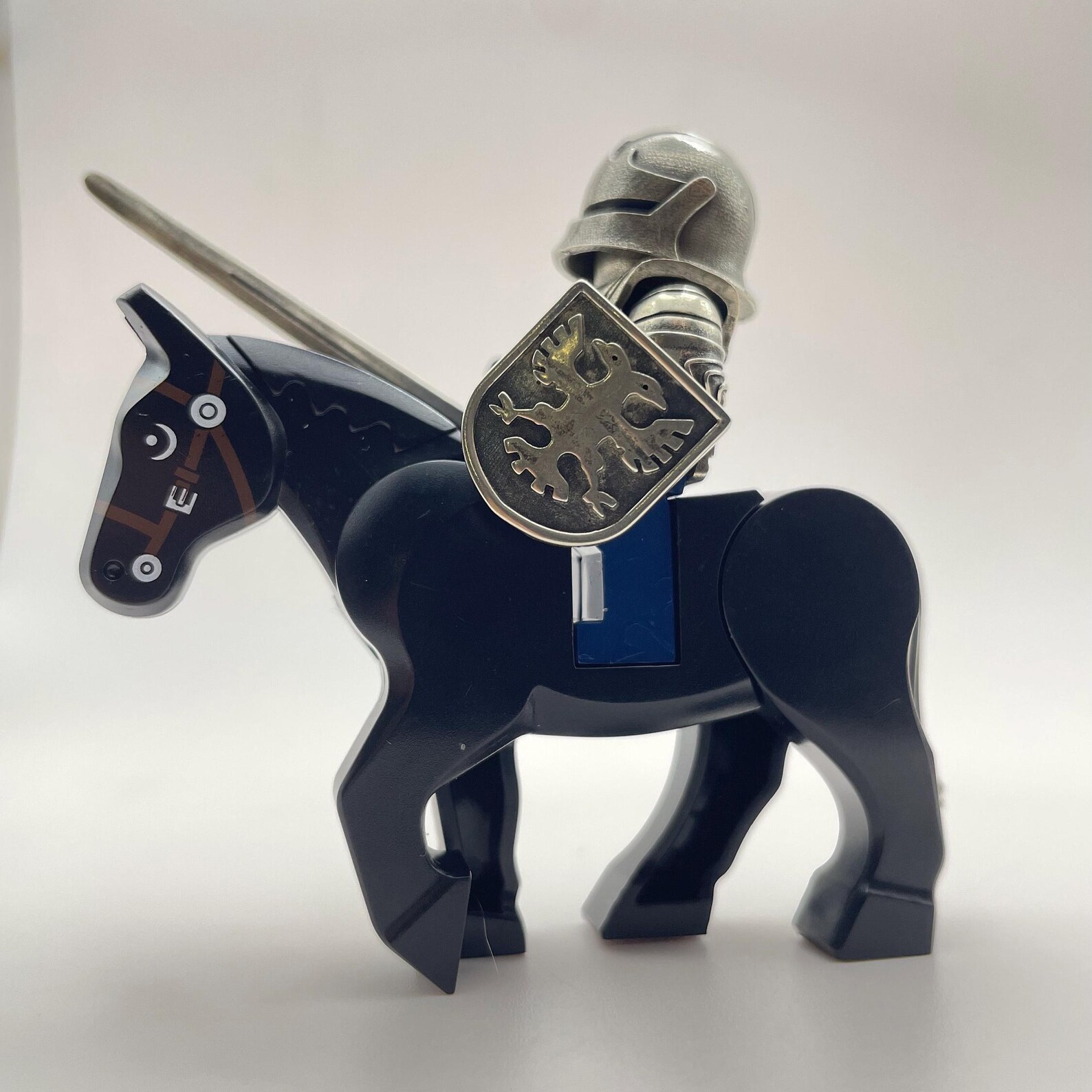 Solid Brass Shield, Compatible to All Minifig, Anniversary Gift for Him ...